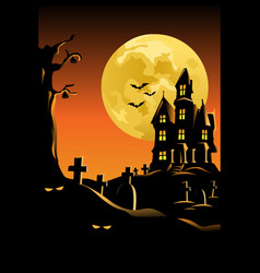 Halloween colored background Royalty Free Vector Image
