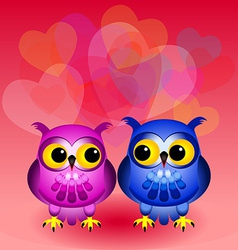 Owls Love Royalty Free Vector Image Vectorstock