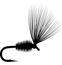 Dry fly Royalty Free Vector Image - VectorStock