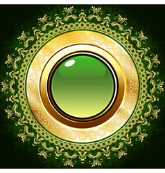 Golden frame Royalty Free Vector Image - VectorStock