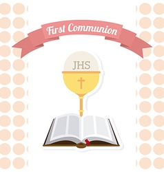 First communion Royalty Free Vector Image - VectorStock