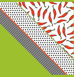 Pepper background seamless Royalty Free Vector Image