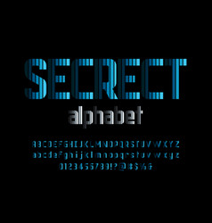 Hidden font Royalty Free Vector Image - VectorStock