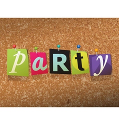 Party concept word art Royalty Free Vector Image