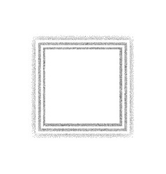 Dotted square frame Royalty Free Vector Image - VectorStock