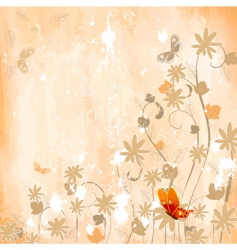 Flower pattern corner Royalty Free Vector Image