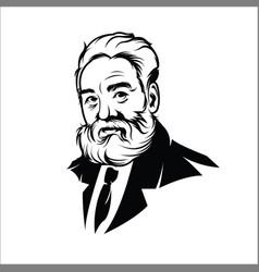 President black Royalty Free Vector Image - VectorStock