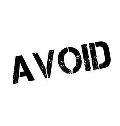 Avoid rubber stamp Royalty Free Vector Image - VectorStock