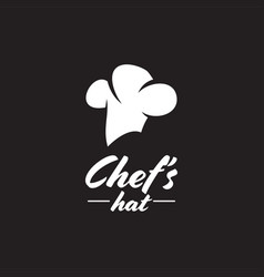 Chef hat collection set graphic design template Vector Image