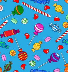 Seamless candy pattern Royalty Free Vector Image
