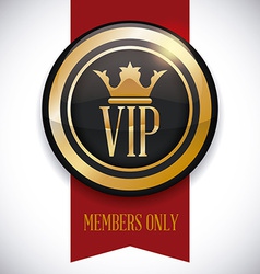 Vip member Royalty Free Vector Image - VectorStock
