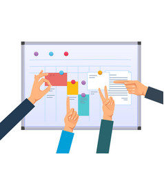 Teamwork and successful startup Royalty Free Vector Image