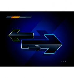 High tech arrow Royalty Free Vector Image - VectorStock