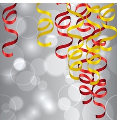 Party streamers background Royalty Free Vector Image