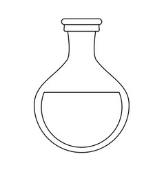 Laboratory flask isolated Royalty Free Vector Image