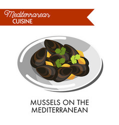 Mussels Royalty Free Vector Image - VectorStock