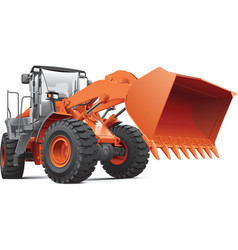 Wheel loader Royalty Free Vector Image - VectorStock