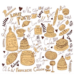 French icons Royalty Free Vector Image - VectorStock