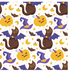 Fantastic creatures animal pattern cute Royalty Free Vector
