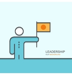 Modern concept leadership background Royalty Free Vector