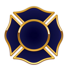 Blank fire rescue department logo base Royalty Free Vector