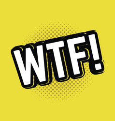 Fine comic word Royalty Free Vector Image - VectorStock