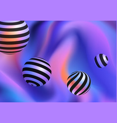 Beautiful polar light gradient background design Vector Image