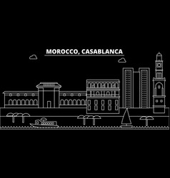 Morocco marakesh travel set with architecture Vector Image