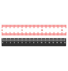 Graduated ruler Royalty Free Vector Image - VectorStock