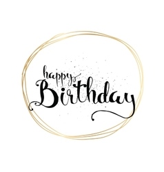 Birthday Card Greeting Happy Inscription Vector Images (over 3,800)