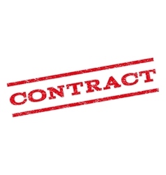 Contract watermark stamp Royalty Free Vector Image
