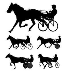 Cart Harness Horse Racing Vector Images (42)