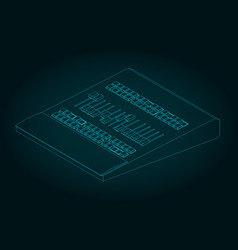 Mixing control surface drawings Royalty Free Vector Image