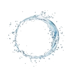 Water splash circle Royalty Free Vector Image - VectorStock