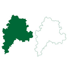 Mansa district punjab state republic of india map Vector Image
