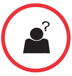 Question and answer time sign Royalty Free Vector Image