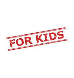 Kids only watermarks with rubber style Royalty Free Vector