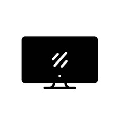 Monitor screen icon Royalty Free Vector Image - VectorStock