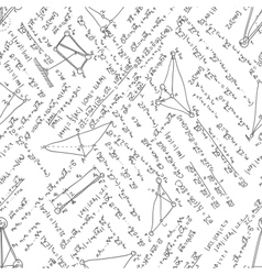 Maths seamless pattern Royalty Free Vector Image