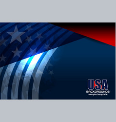 Usa american background Royalty Free Vector Image