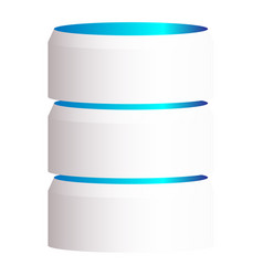 Hdd hard disk drive mainframe computer stacked Vector Image