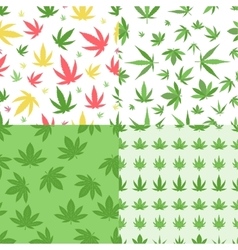 Cannabis marijuana leaf Royalty Free Vector Image