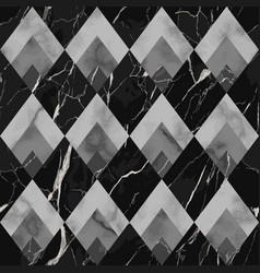 Marble luxury geometric seamless pattern Vector Image