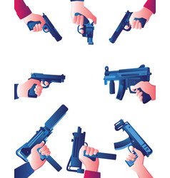 Gun control concept Royalty Free Vector Image - VectorStock