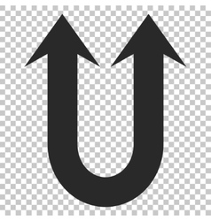 Double forward arrow icon Royalty Free Vector Image