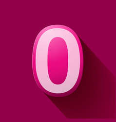 Volume icons number zero Royalty Free Vector Image