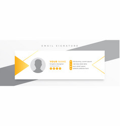 Email footer template design for business Vector Image