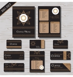 Restaurant Cafe Set Menu Graphic Design Template Vector Image