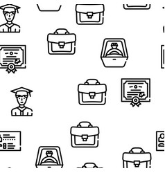 Life cycle people seamless pattern Royalty Free Vector Image