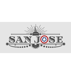 San Jose City Seal Royalty Free Vector Image - VectorStock